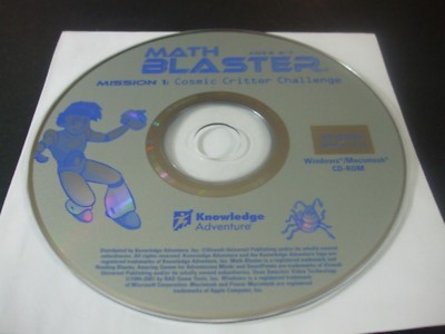 Math Blaster Mission 1: Cosmic Critter Challenge (PC & Mac, 2001 ...