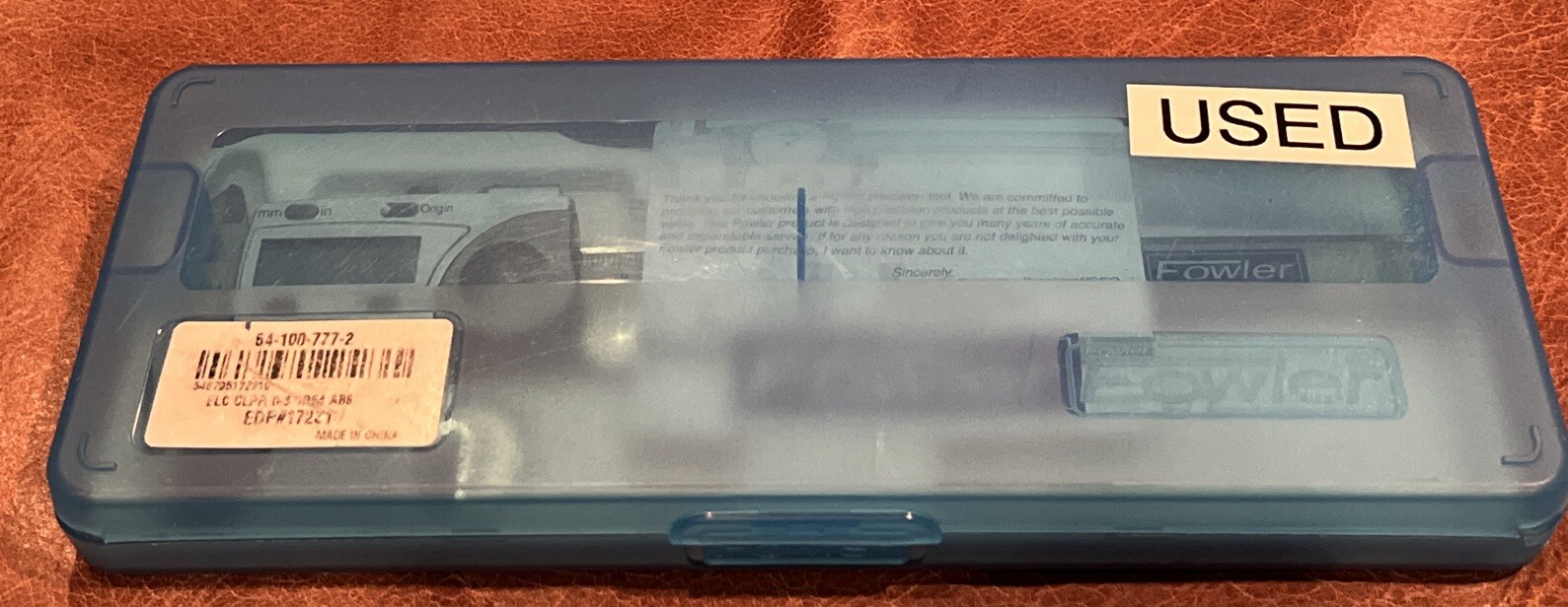Fowler 54-100-777-2 Digital Caliper 0-6" Water Proof | eBay