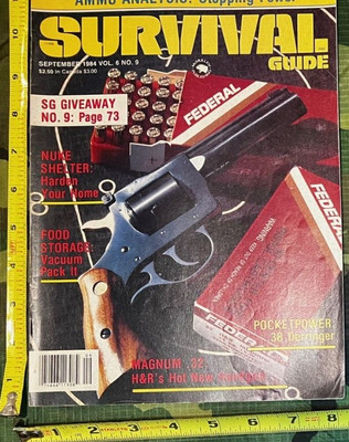 Survival Guide Magazine September 1984 Vintage Magazine | eBay
