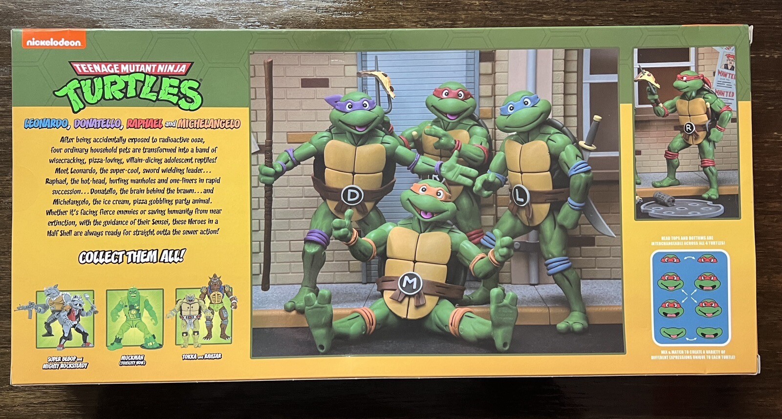 NEW NECA TMNT Teenage Mutant Ninja Turtles 4 Pack Cartoon Haulathon 1st ...
