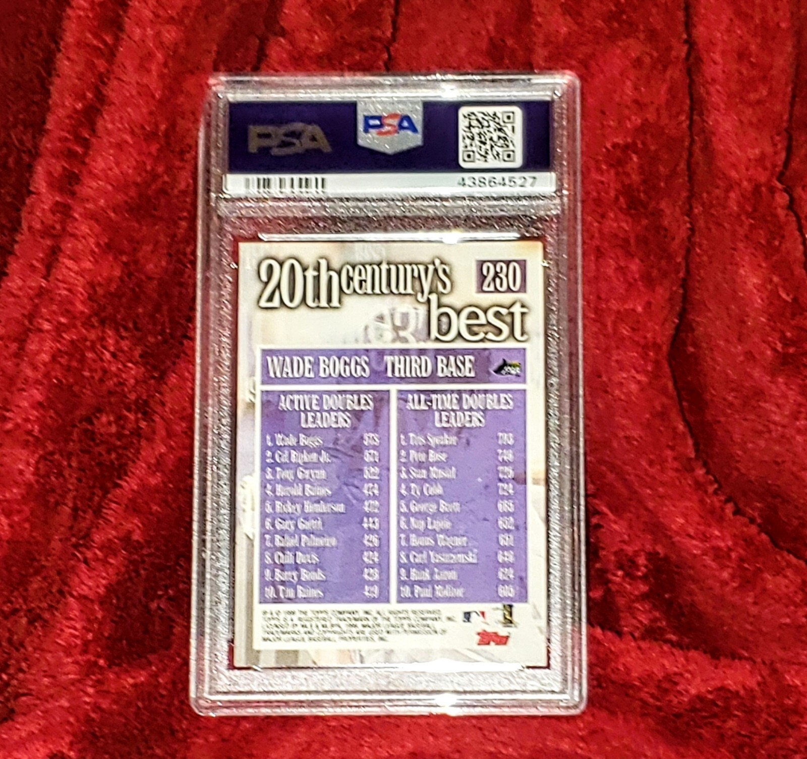 2000 Topps - 20th Century's Best #230 Wade Boggs for sale online | eBay