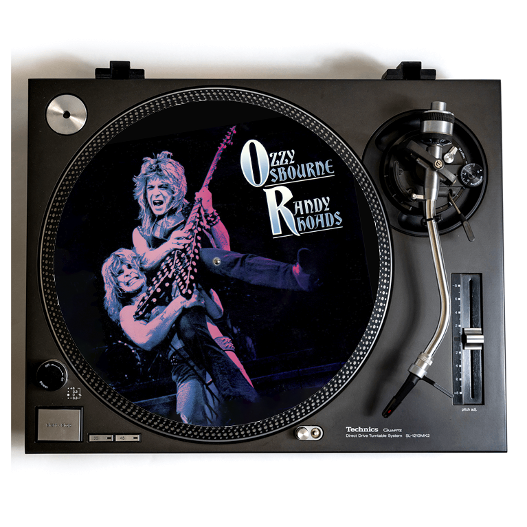 OZZY OSBOURNE Turntable Slipmat For Vinyl Records 12" DJ Slip Mat Randy ...