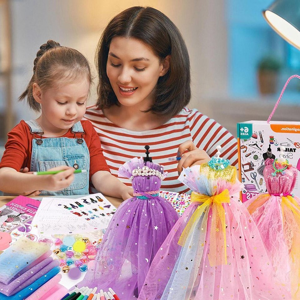 Creative Design For Fashion Girls' Clothing DIY Doll Handmade Materi a ...