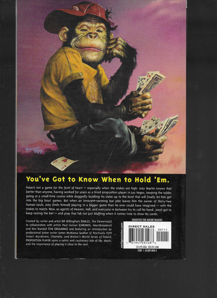 Proposition Player by Bill Willingham & Paul Guinan 2003 DC Vertigo TPB ...