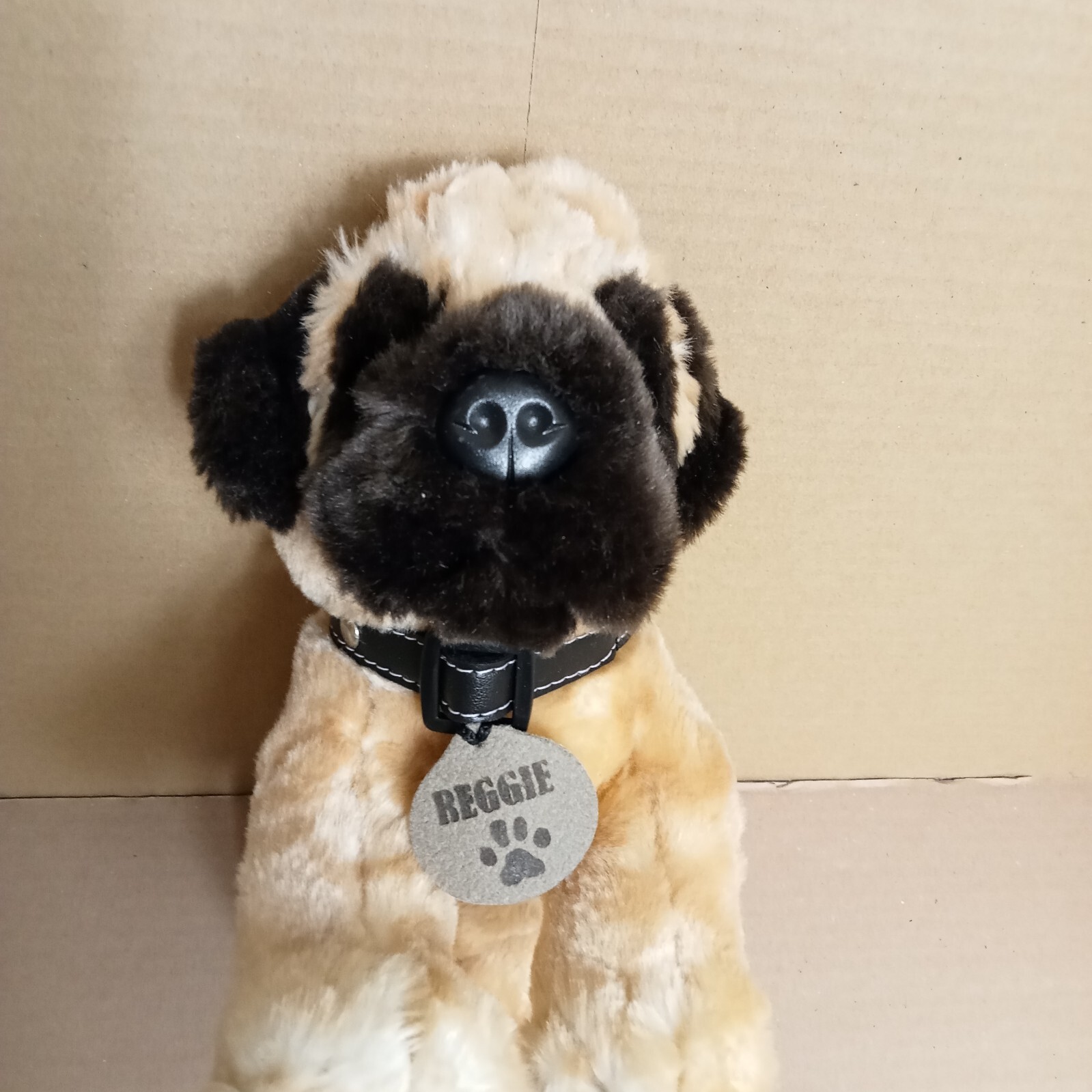 Reggie The Pug Puppy Dog 9" Keel Soft Toy Plush Beanie Comforter with ...