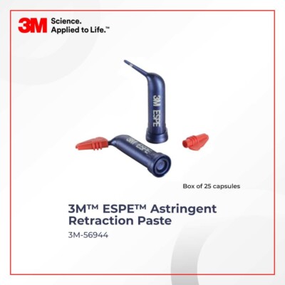 3M ESPE Astringent Gingival Retraction Paste capsules 25 Pcs Ref ...