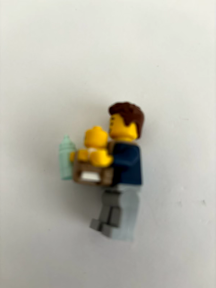 NEW LEGO DAD with Baby in Carrier Minifigure Set - With Lego ...