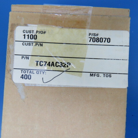 Toshiba TC74AC32P Qty of 108 per Lot 74AC32 OR Gate 4-Element 2-IN CMOS ...