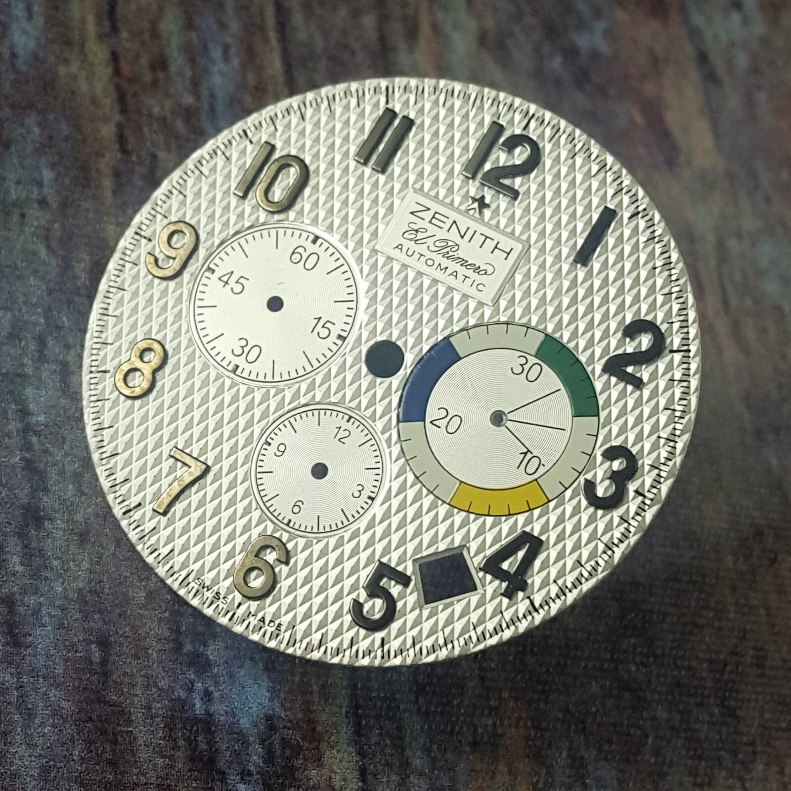 Zenith El Primero Original Old stock Dial Chronograph 32,5 mm | eBay