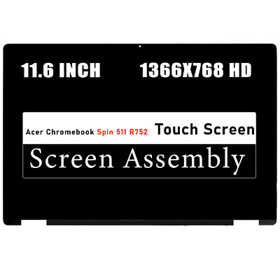 11.6" B116XAB01.4 for Acer Chromebook Spin 511 R752 LCD Display Screen ...