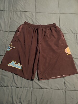 OSS Mules Mens Softball Shorts Size Medium Black & Teal & Yellow | eBay
