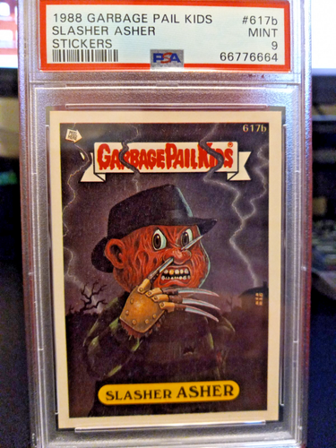 1988 Garbage Pail Kids OS Series 15 Slasher ASHER #617b PSA 9 Mint | eBay
