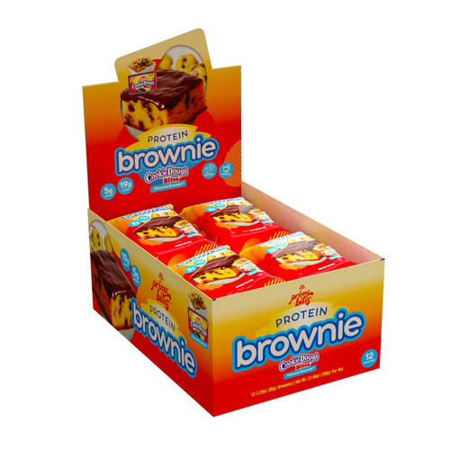 Alpha Prime Protein Brownie Cookie Dough Delicious Flavor Workout 12pcs ...