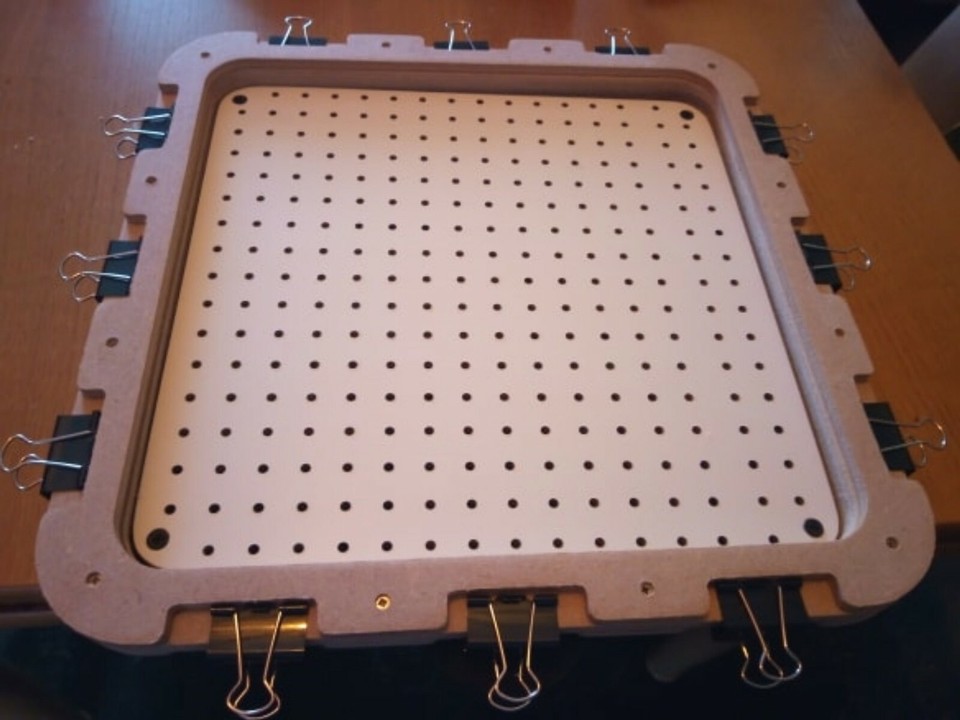 Vacuum forming kit for 230mm x 230mm plastic sheet 200mm x 200mm ...