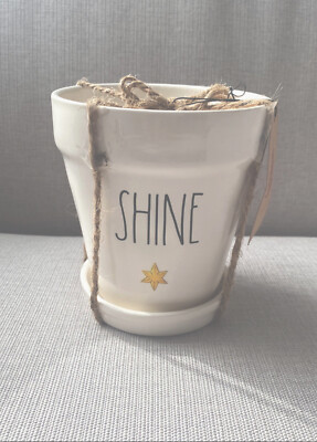 rae dunn planter pot ‘ SHINE’ | eBay