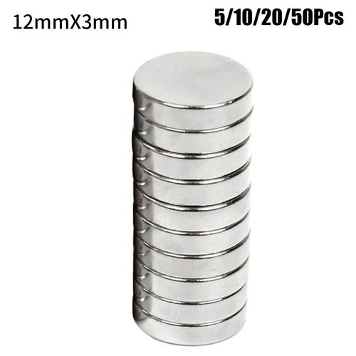 N52 12mm*3mm Super Strong Round Disc Magnets Rare-Earth Neodymium ...