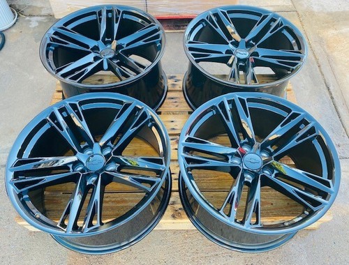 20" Wheels Fit Chevy Camaro SS LT RS Style 20x10 / 20x11 Gloss Black ...