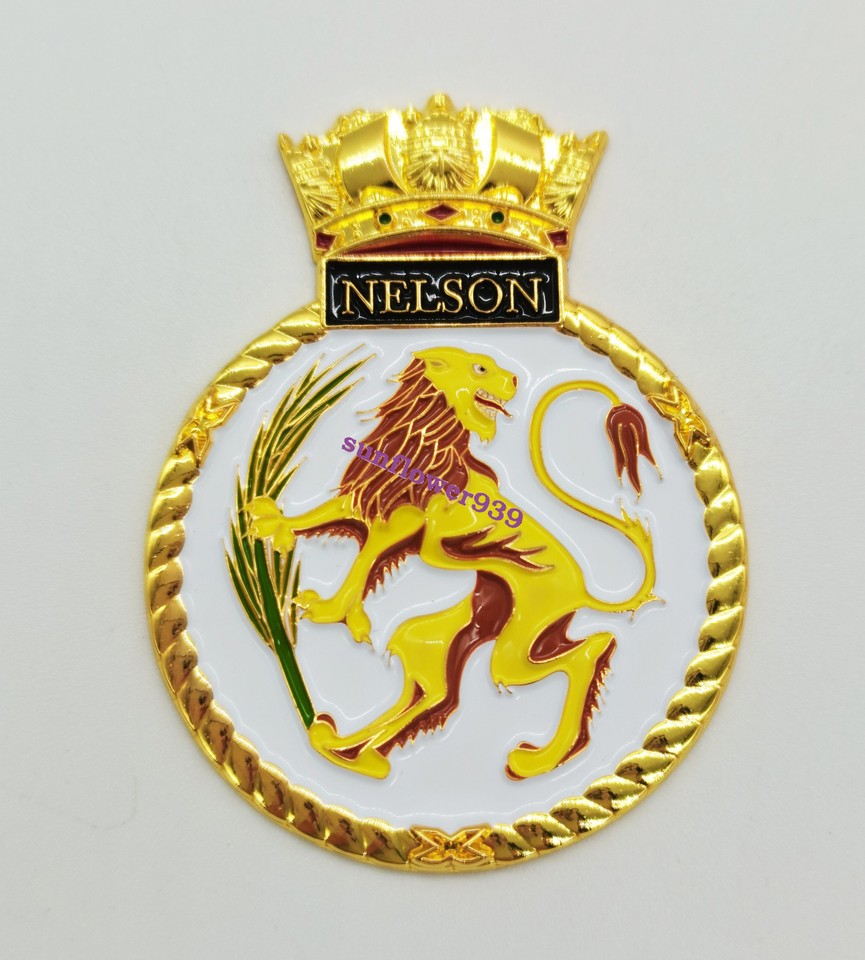 Shipyard HY009 Royal Navy Nelson Metal Crest | eBay