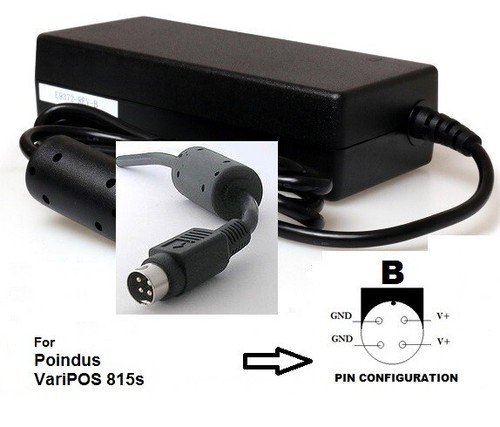19v Power Supply Adapter for Poindus VariPOS 815s, 65W/ 90W, 4Pin-B ...