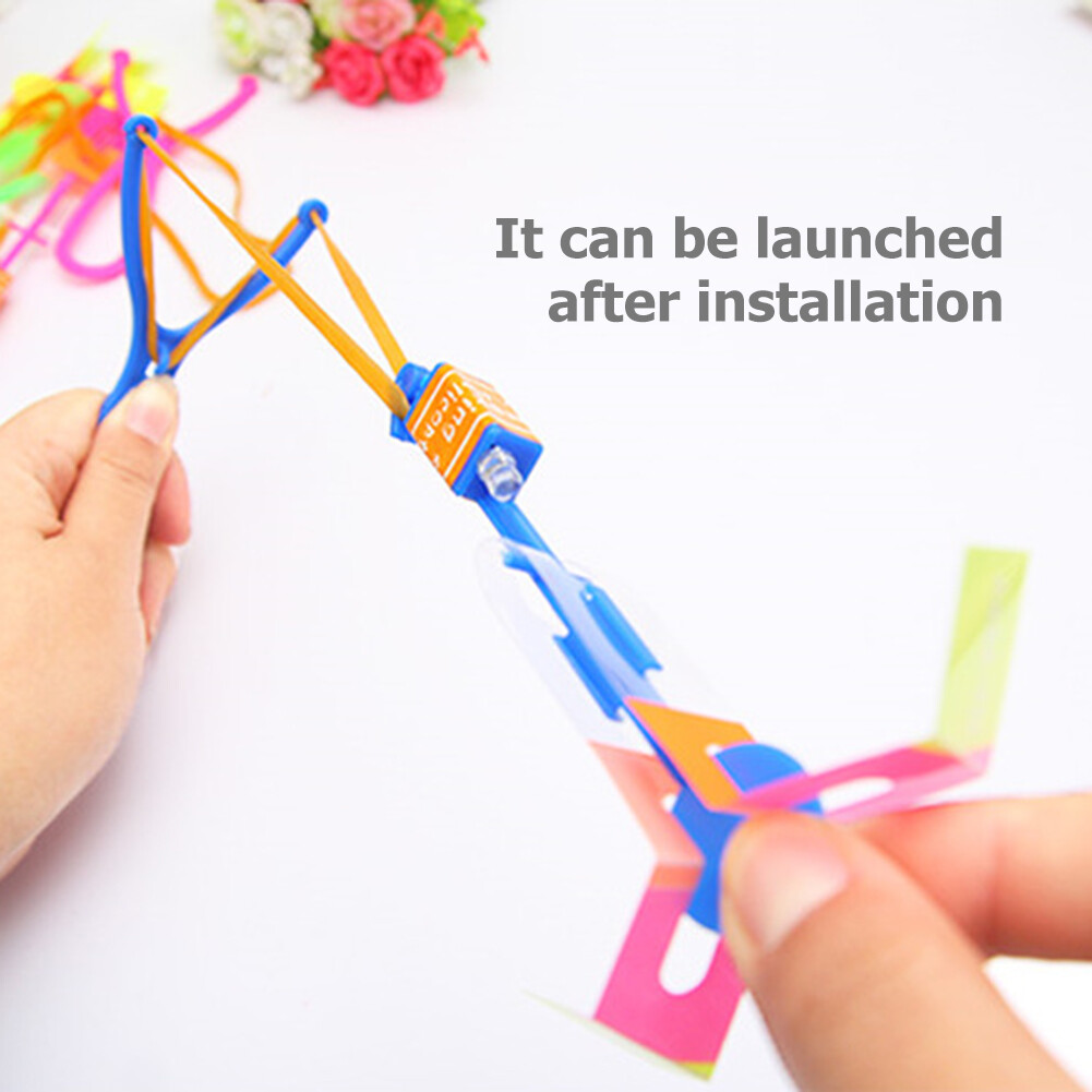 AU Battery Powered LED Light Catapult Lighting Up Toy(Red Blue Light ...