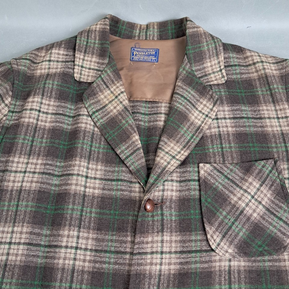 Pendleton 49er Jacket XL Men Heritage Collection Plaid Jacket Shirt ...