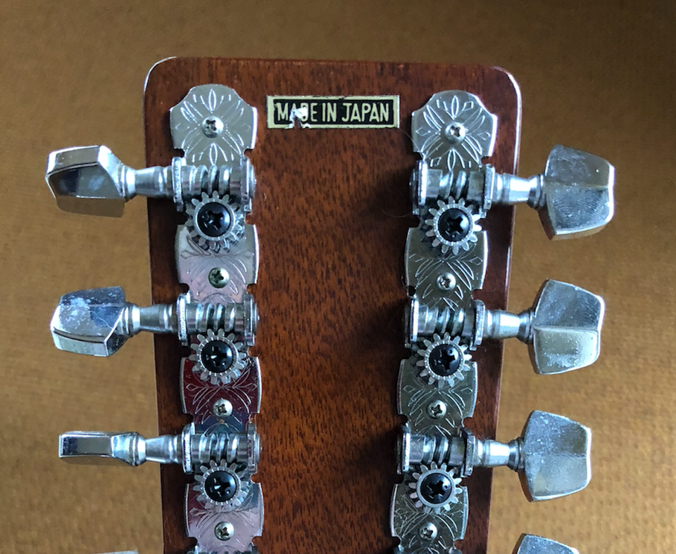 Vintage Guitar Natural Original Hard Shell Case 12 String JAPANESE 1984 ...