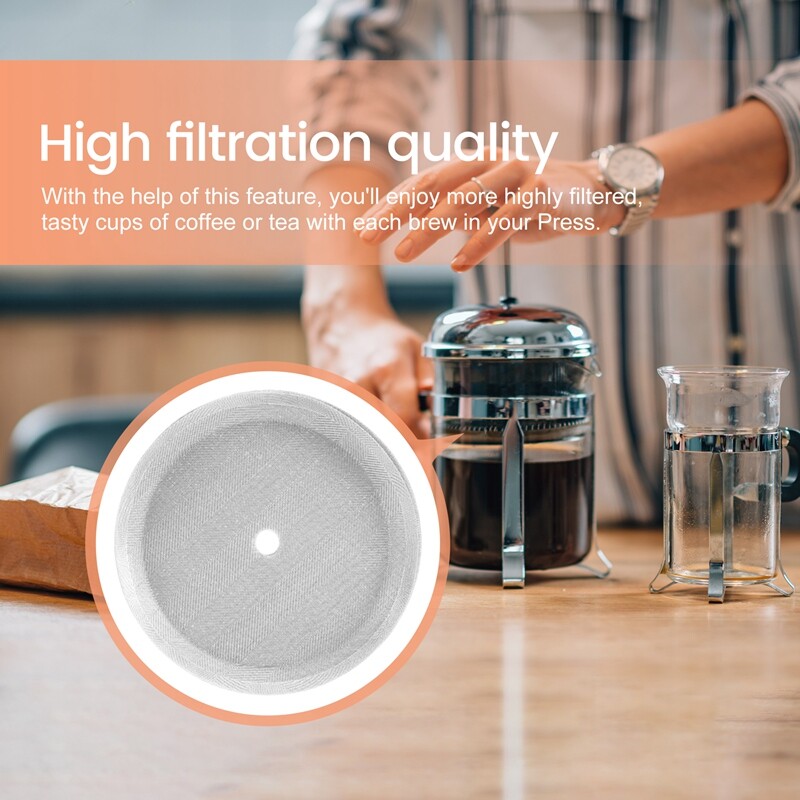 French Press Replacement Filters Mesh Screen Coffee Press Filters ...