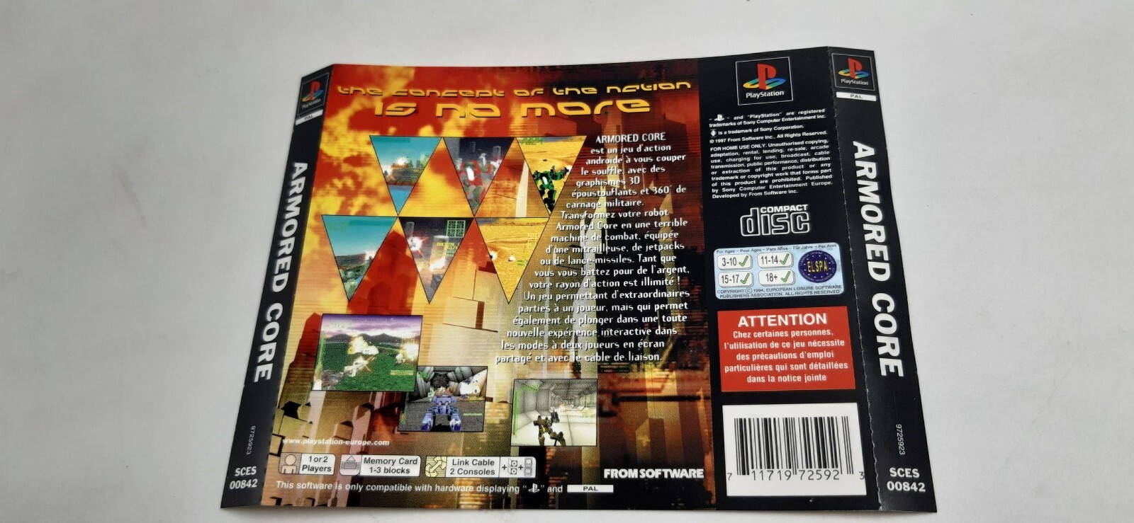 Armored Core Playstation - Prix - Photo - Présentation