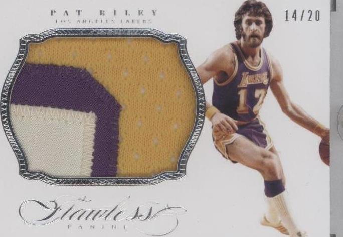 2013-14 Panini Flawless - Patches Pat Riley #84 /20 (MEM) for sale ...