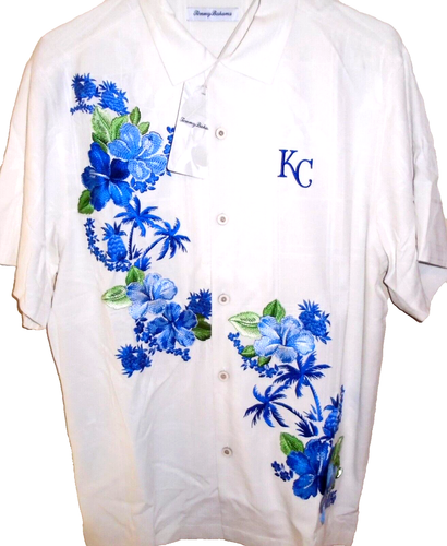 Kansas City Royals SILK TOMMY BAHAMA baseball Spring Training shirt ...