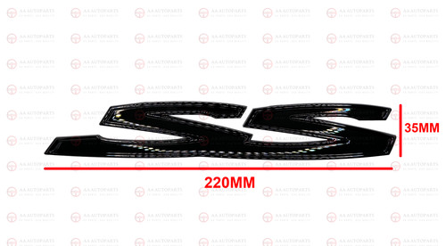 Gloss Black Side SS Badge Emblem Holden Commodore VE VF SS SV8 Sedan ...