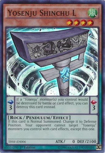 YOSENJU SHINCHU L (THSF-EN006) - YuGiOh Super Rare Various Ed. Pendulum ...