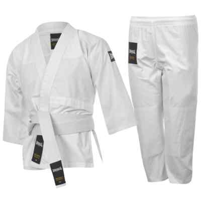 White Judo JiuJitsu karate work GI Uniform Full Set Youth Size 11-12 | eBay