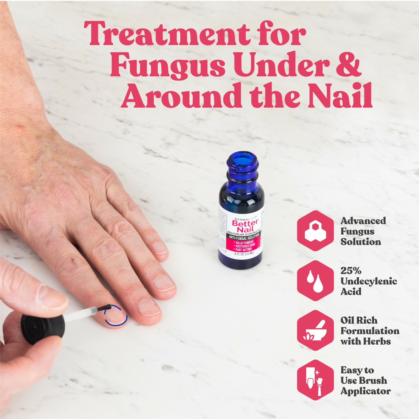 Better Nail - Treatment for Fungus Under & Around the Nail 651989035776 ...