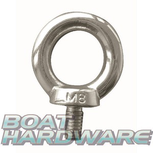 M8 Eye Bolt 8mm 316 Marine Grade Stainless Steel Shade Sail Boat Yacht ...