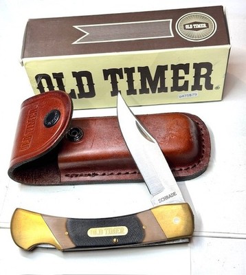 Schrade Old Timer Cave Bear Lockback Knife 7OT nos iob 95mm | eBay ...