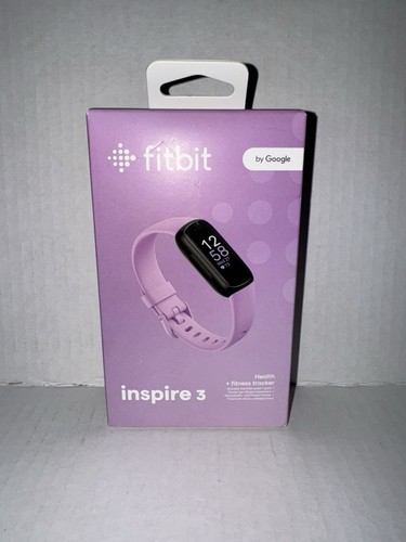 NEW Fitbit Inspire 3 Heart Rate Health Fitness Tracker Band Lilac Bliss ...