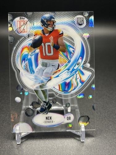 2024 Topps Signature Class Rare Fluidity Bo Nix Case Hit #F-4 Broncos ...