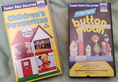 Thames Video Collection VHS Tapes - Rainbow, Button Moon, & Sooty - 80s ...