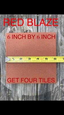 Quarry Red Blaze 6 in. x 6 in. Abrasive Ceramic Floor and Wall Tile ...