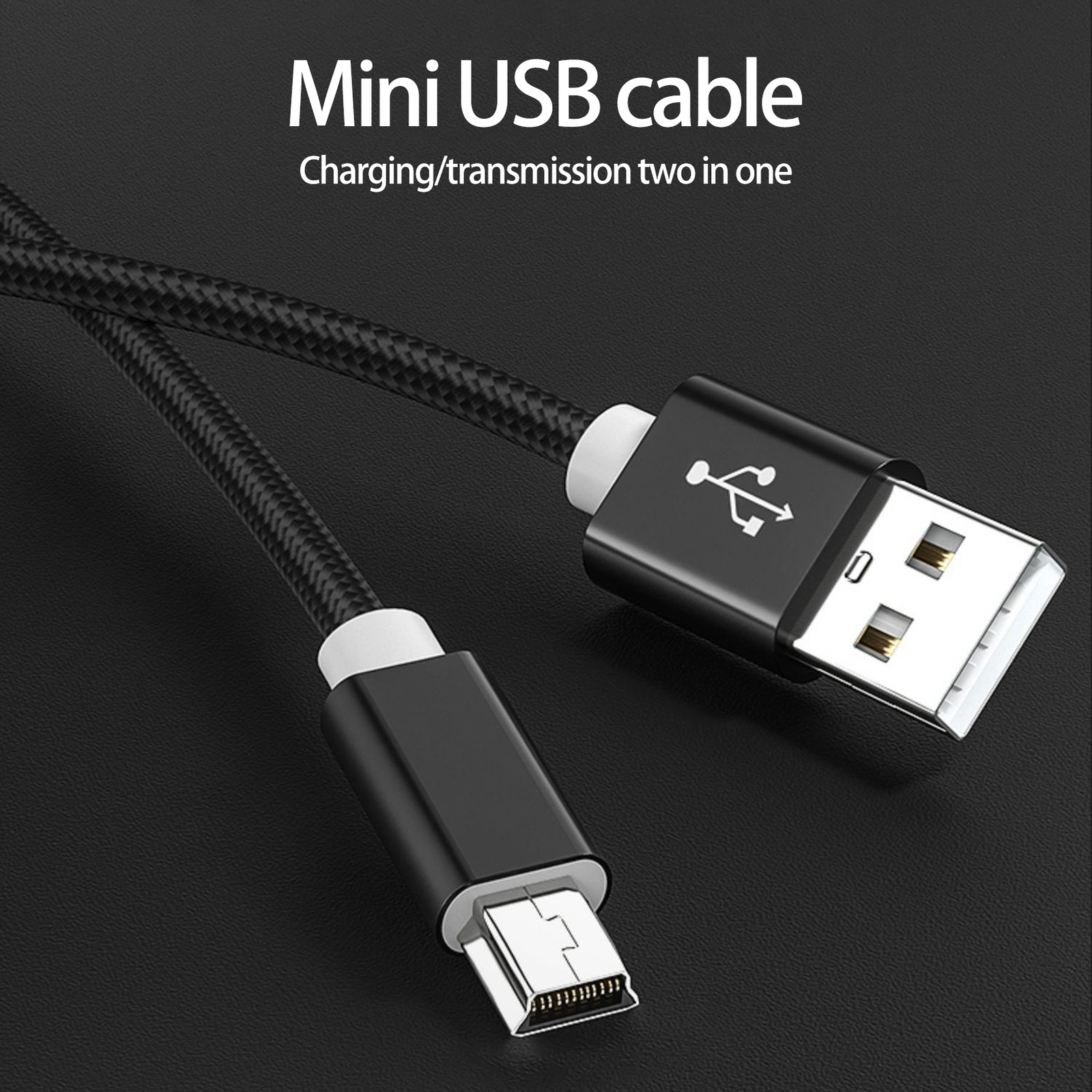 Data Cable Stable Output Charging Mini Usb to Usb Quick Charge Cable ...