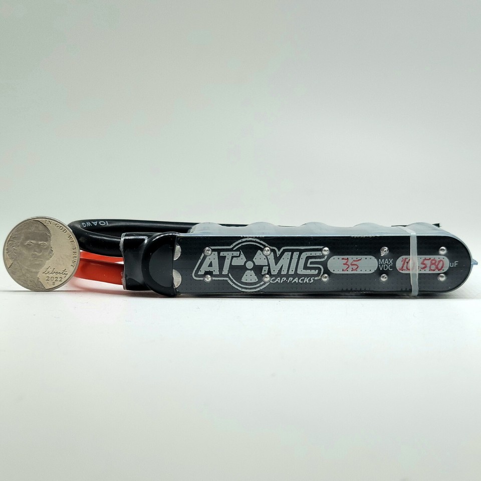ATOMIC Linear RC Cap Pack /ESC Pack / 3-8S / 10,000uF Minimum / 35V ...