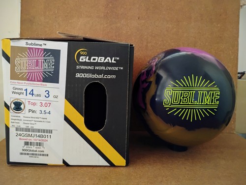 900 Global Sublime Hybrid 14 lb bowling ball Undrilled | eBay