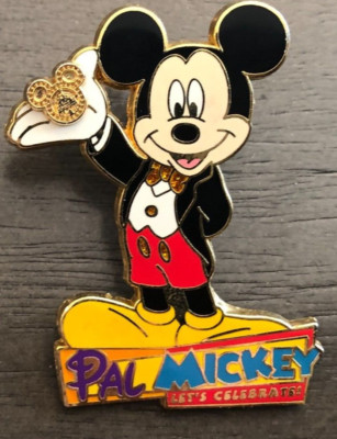 Disney pin 38644 Pal Mickey Game Special Edition Let's Celebrate tux ...