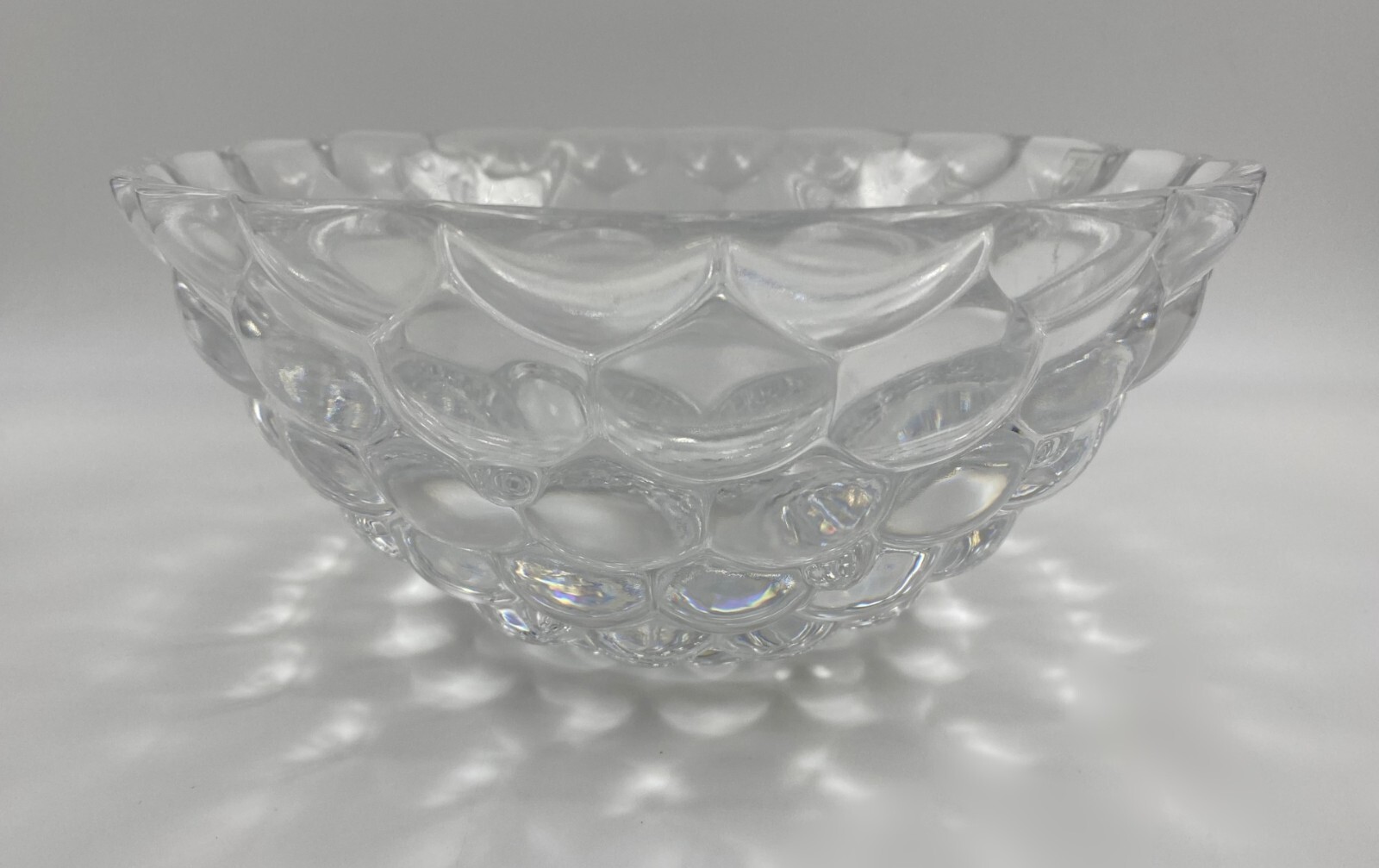 Orrefors Raspberry Bowl 8” Clear w/Original Label Anne Nilsson | eBay