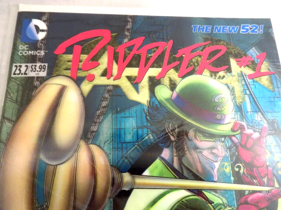 Riddler #1 - DC Comics - 1st Print - 3D Lenticular Cover - The New 52 ...