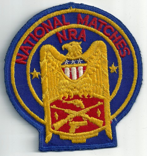 VINTAGE NRA NATIONAL MATCHES NATIONAL RIFLE ASSOCIATION INSIGNIA PATCH ...