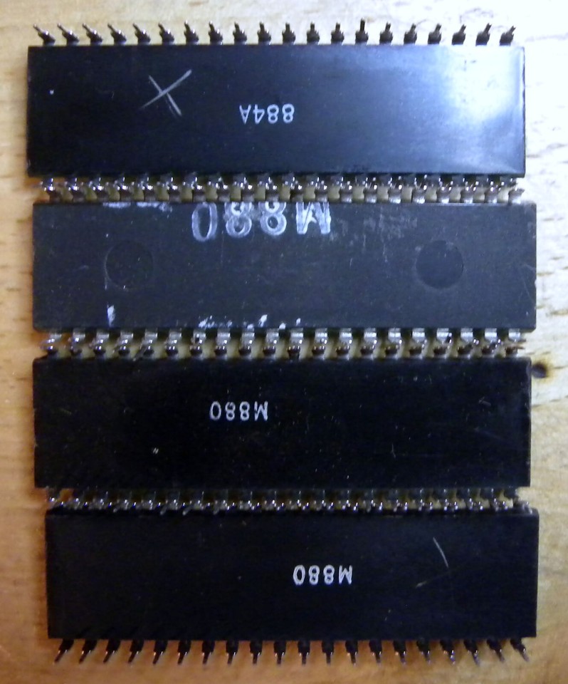 SGS Z80 4Mhz CPU Z80ACPU Z8400AB1 8-Bit 40-Pin DIP MicroProcessor | eBay