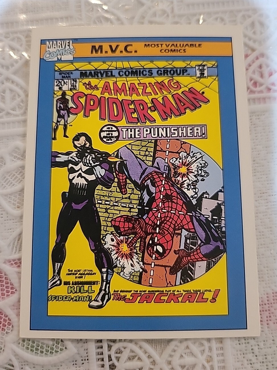 1990 Marvel Universe Series 1, MVC Card #129 Amazing Spider-Man ...