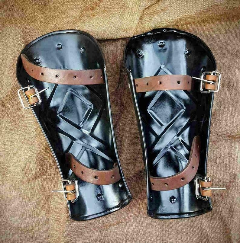 Medieval Arm Bracers Armor for Battle Warrior Hand Protection | eBay